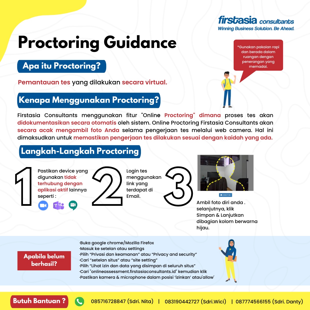 Proctoring Guidance | Panduan Online Tes FAC Proctoring Guidance | Panduan Online Tes FAC